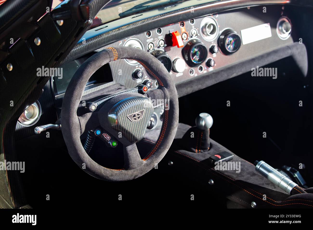 The Donkervoort D8 GT-40 is a high-performance sports car featuring a ...