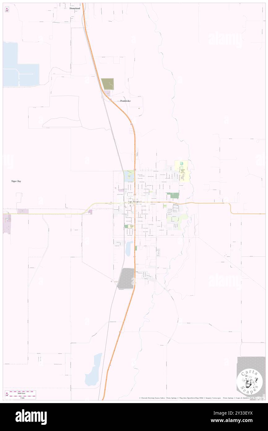 Map of fort polk Cut Out Stock Images & Pictures - Alamy