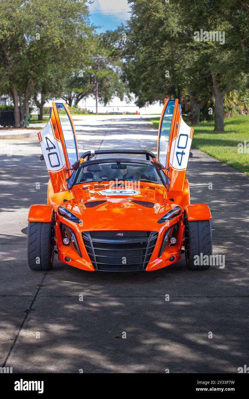 The Donkervoort D8 GT-40 is a high-performance sports car featuring a ...