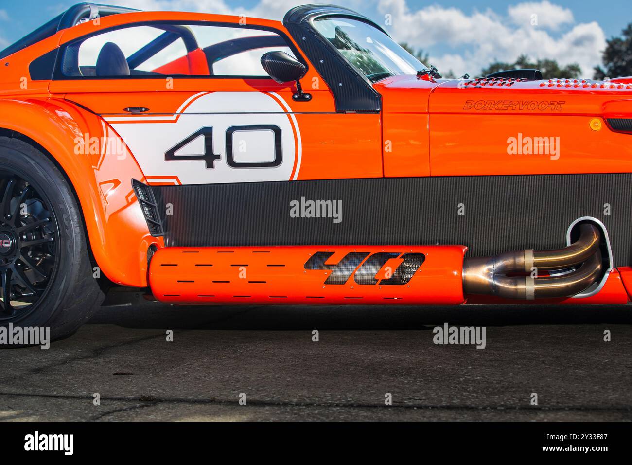 The Donkervoort D8 GT-40 is a high-performance sports car featuring a ...