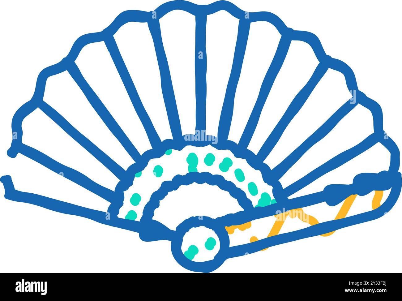 fan spain icon doodle illustration Stock Vector Image & Art - Alamy
