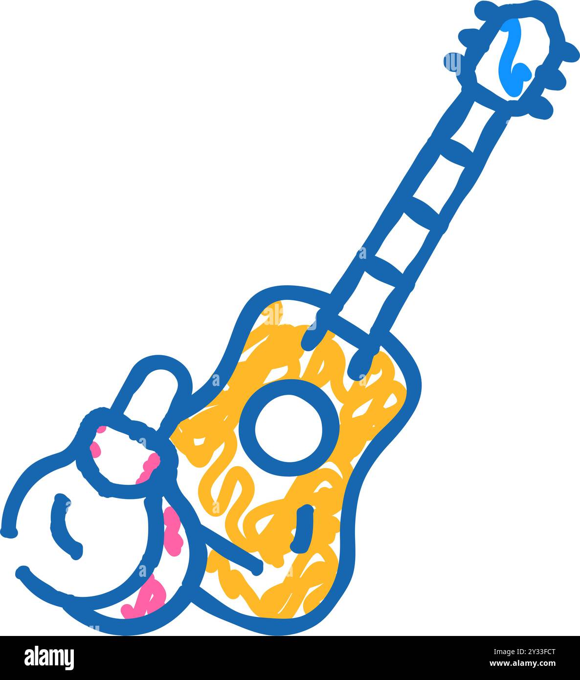 Castanets spanish flag Stock Vector Images - Alamy