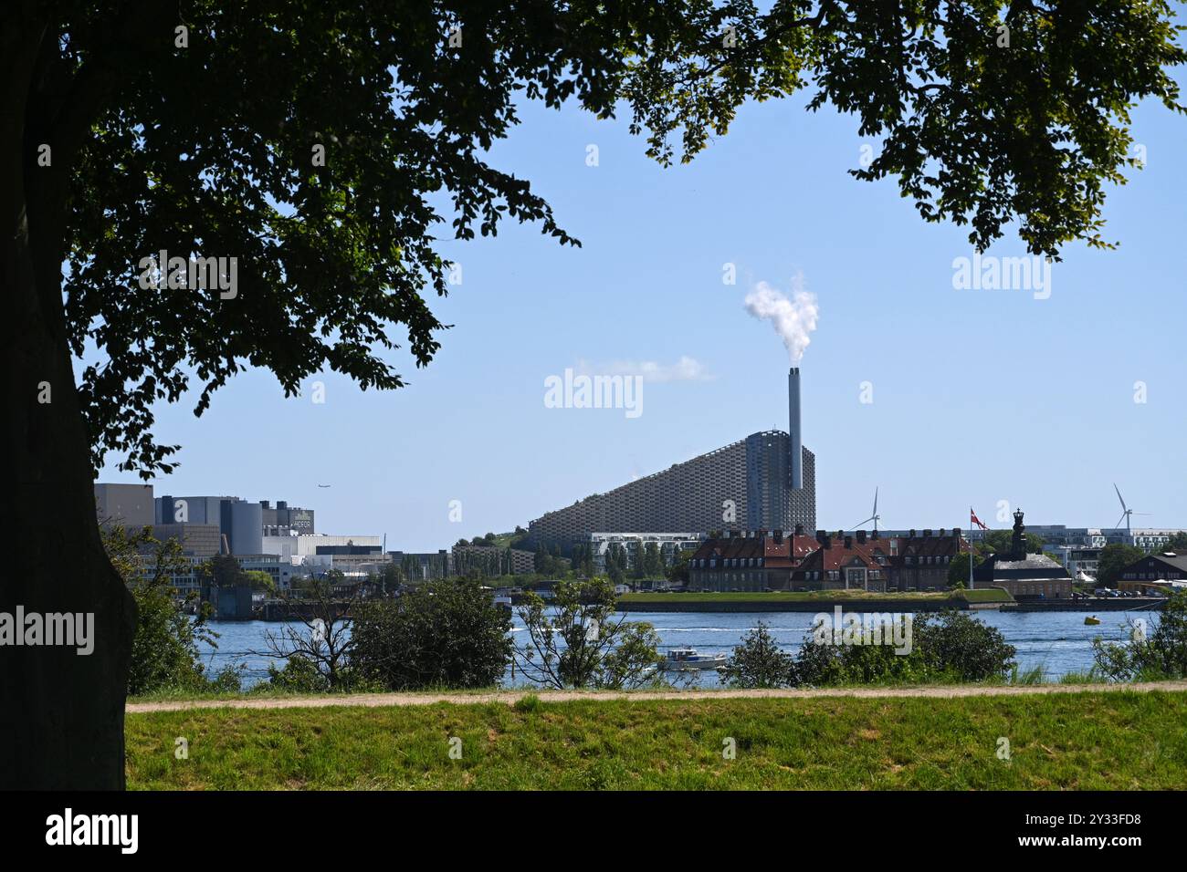 Copenhagen, Denmark - August 1, 2024: Amager Bakke, also known as ...