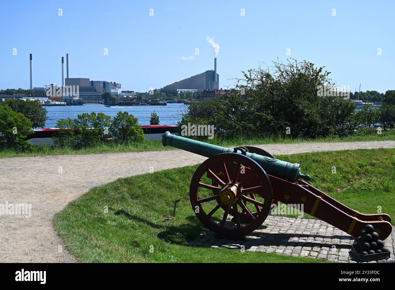 Copenhagen, Denmark - August 1, 2024: Amager Bakke, also known as ...
