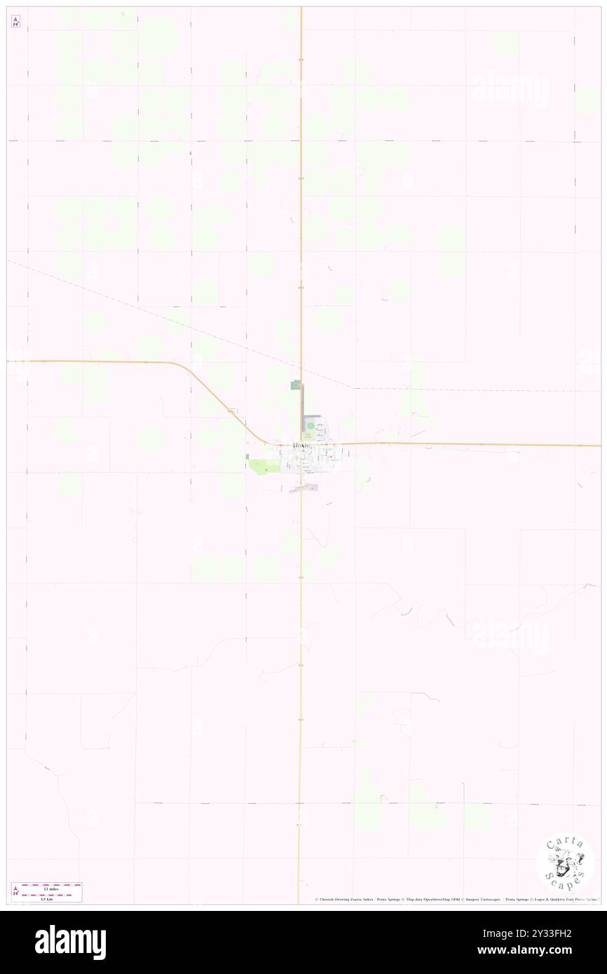 Hoxie kansas map Cut Out Stock Images & Pictures - Alamy