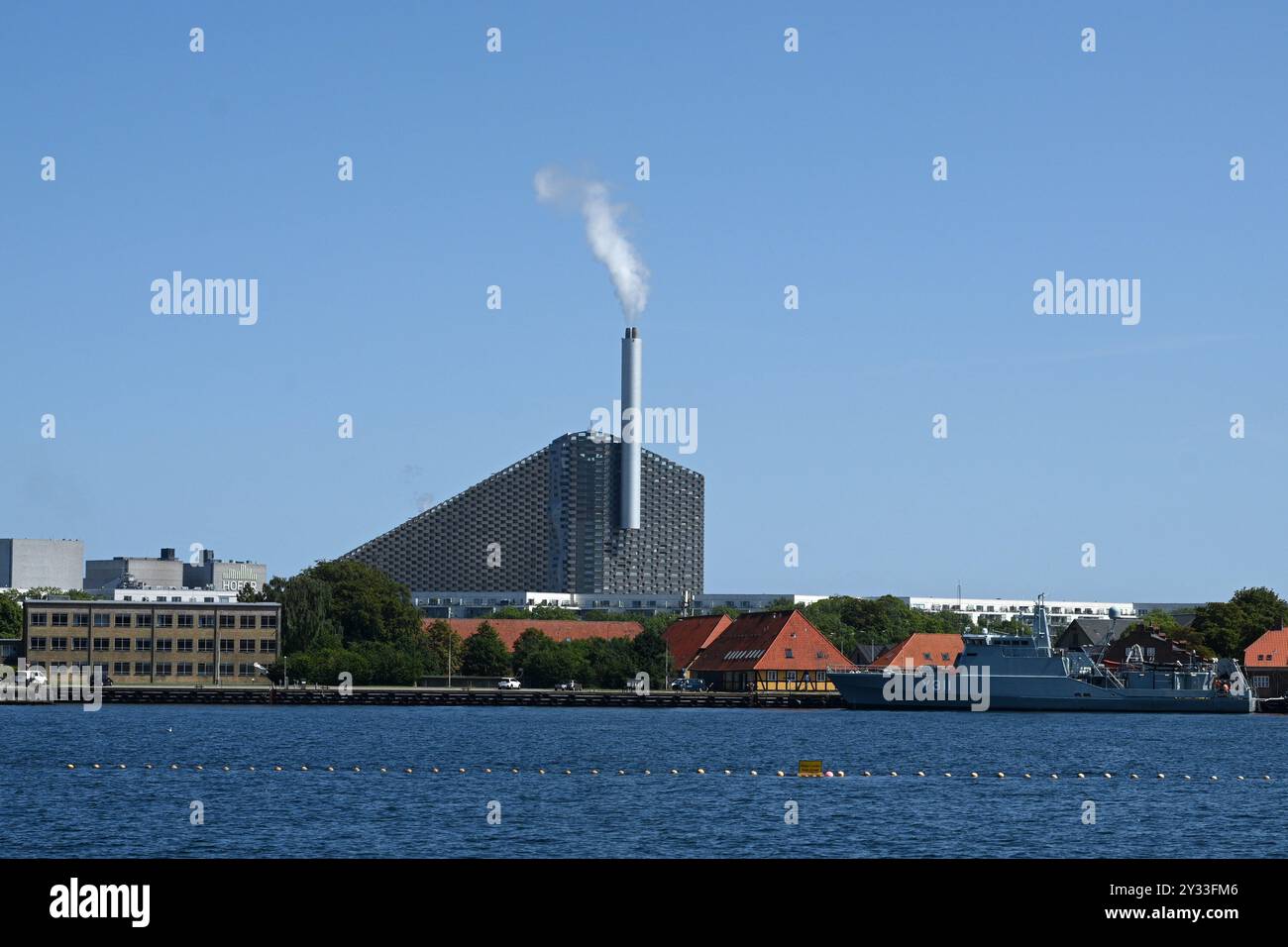 Copenhagen, Denmark - August 1, 2024: Amager Bakke, also known as ...