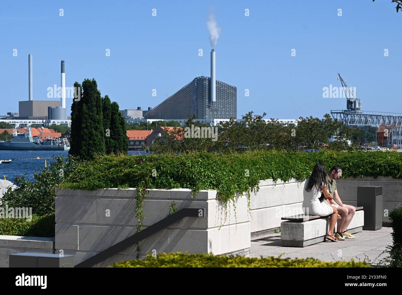 Copenhagen, Denmark - August 1, 2024: Amager Bakke, also known as ...