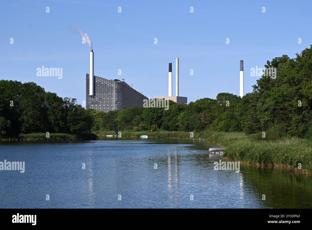 Copenhagen, Denmark - August 1, 2024: Amager Bakke, also known as ...