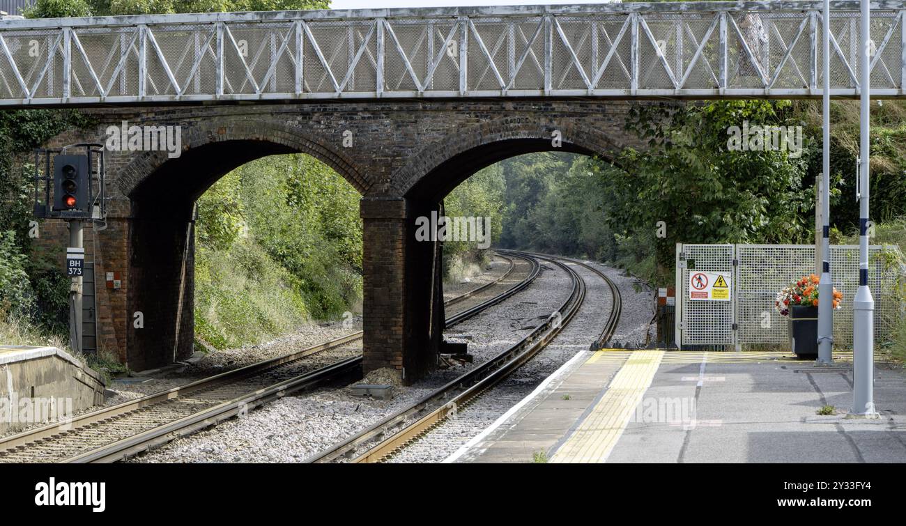 New Milton railway station, New Milton, Hampshire, England, UK Stock ...