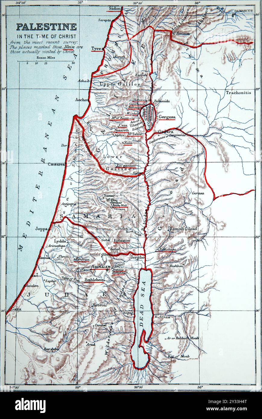 Palestine in the time of jesus hi-res stock photography and images - Alamy