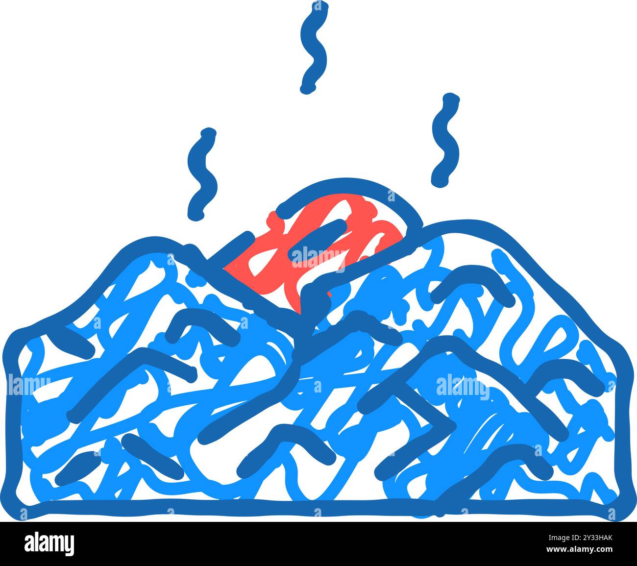 landfill gas biogas icon doodle illustration Stock Vector Image & Art ...