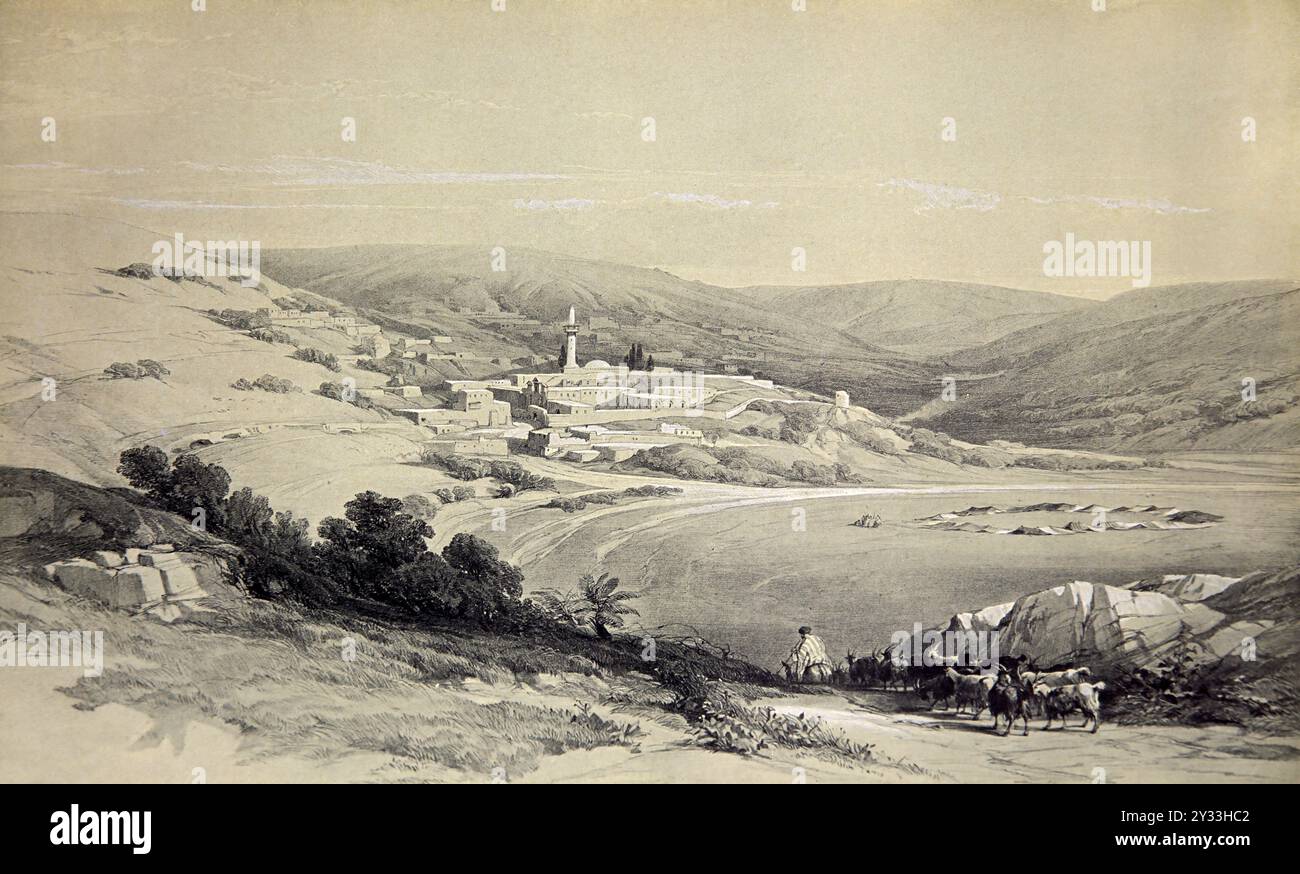 Illustration of Nazareth General View Said to be where Jesus was ...