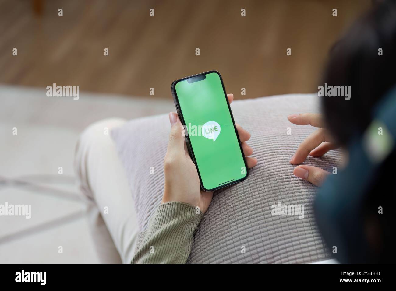 CHIANG MAI, THAILAND - Sep 11,2024: man hand holding screen shot of ...