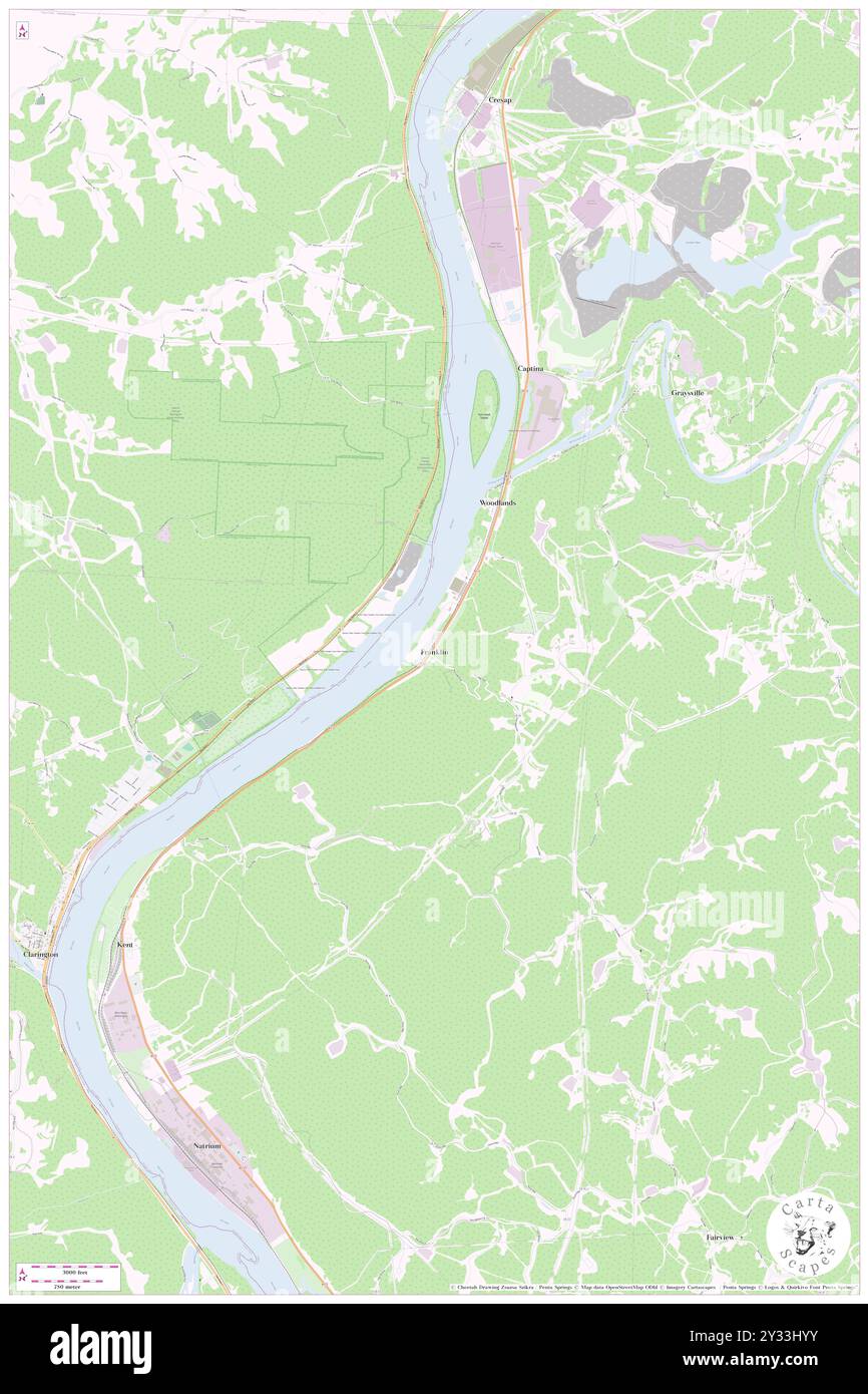 Marshall virginia map hi-res stock photography and images - Alamy