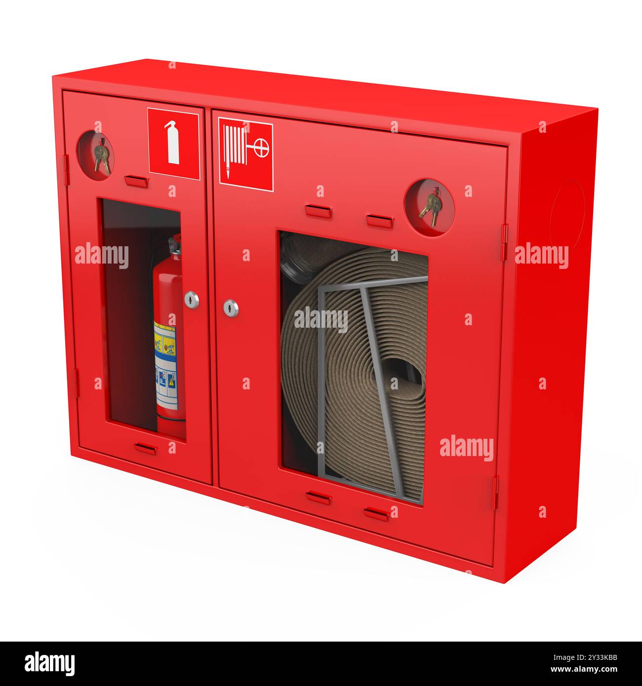 Fire safety box Cut Out Stock Images & Pictures - Alamy