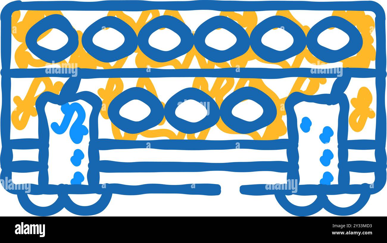 High speed double deck Stock Vector Images - Alamy