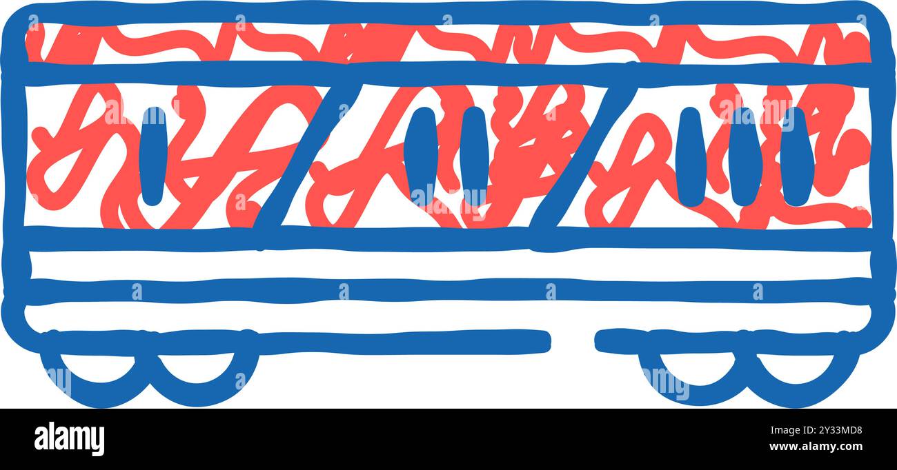 division by class railway icon doodle illustration Stock Vector Image ...