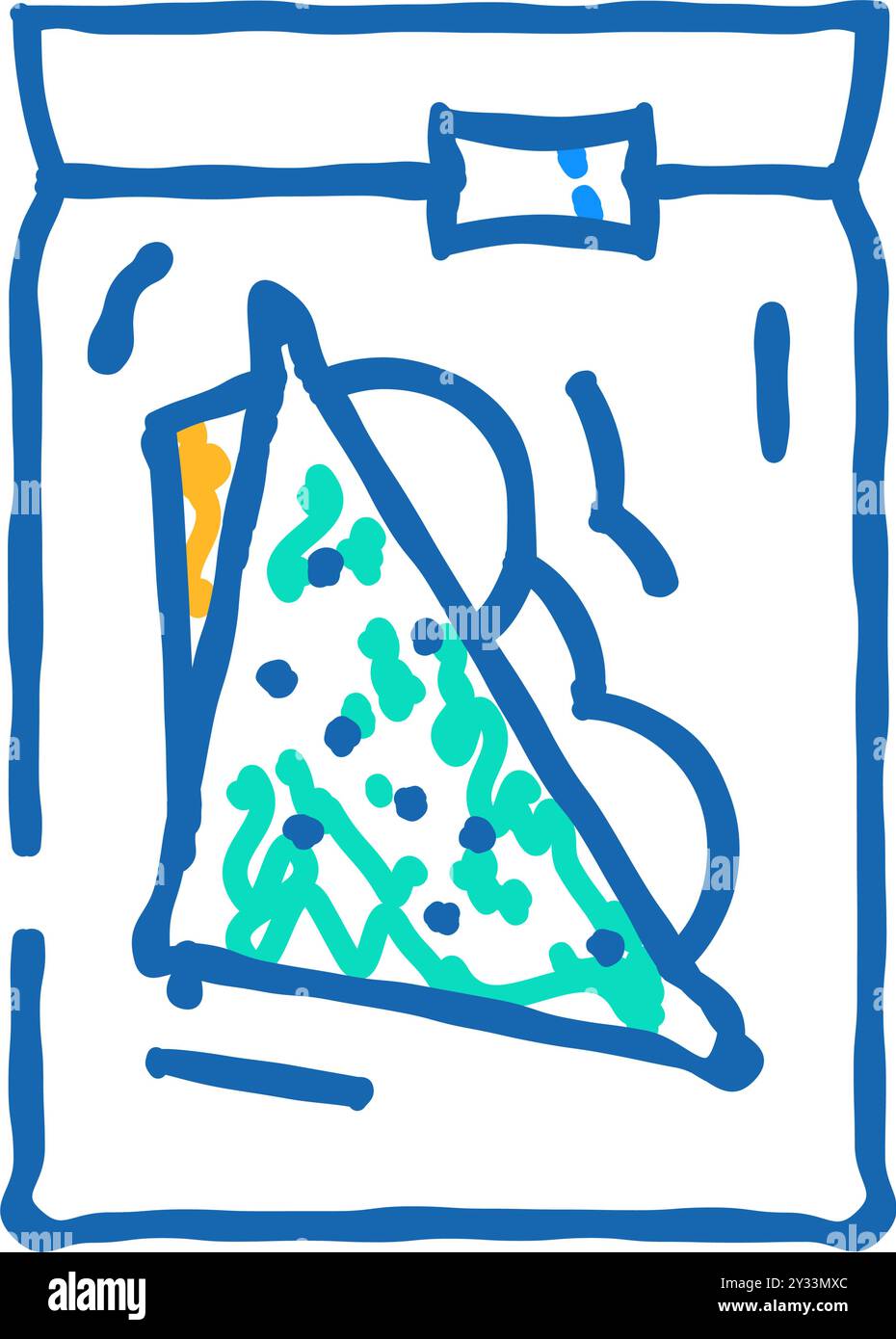 sandwiches food package icon doodle illustration Stock Vector Image ...