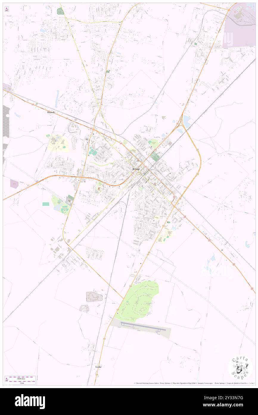 Jesup georgia map Cut Out Stock Images & Pictures - Alamy