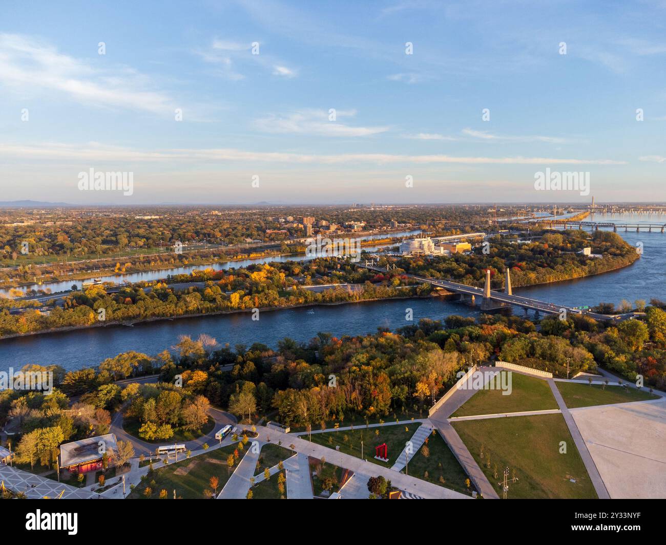 Circuit gilles villeneuve aerial hi-res stock photography and images ...
