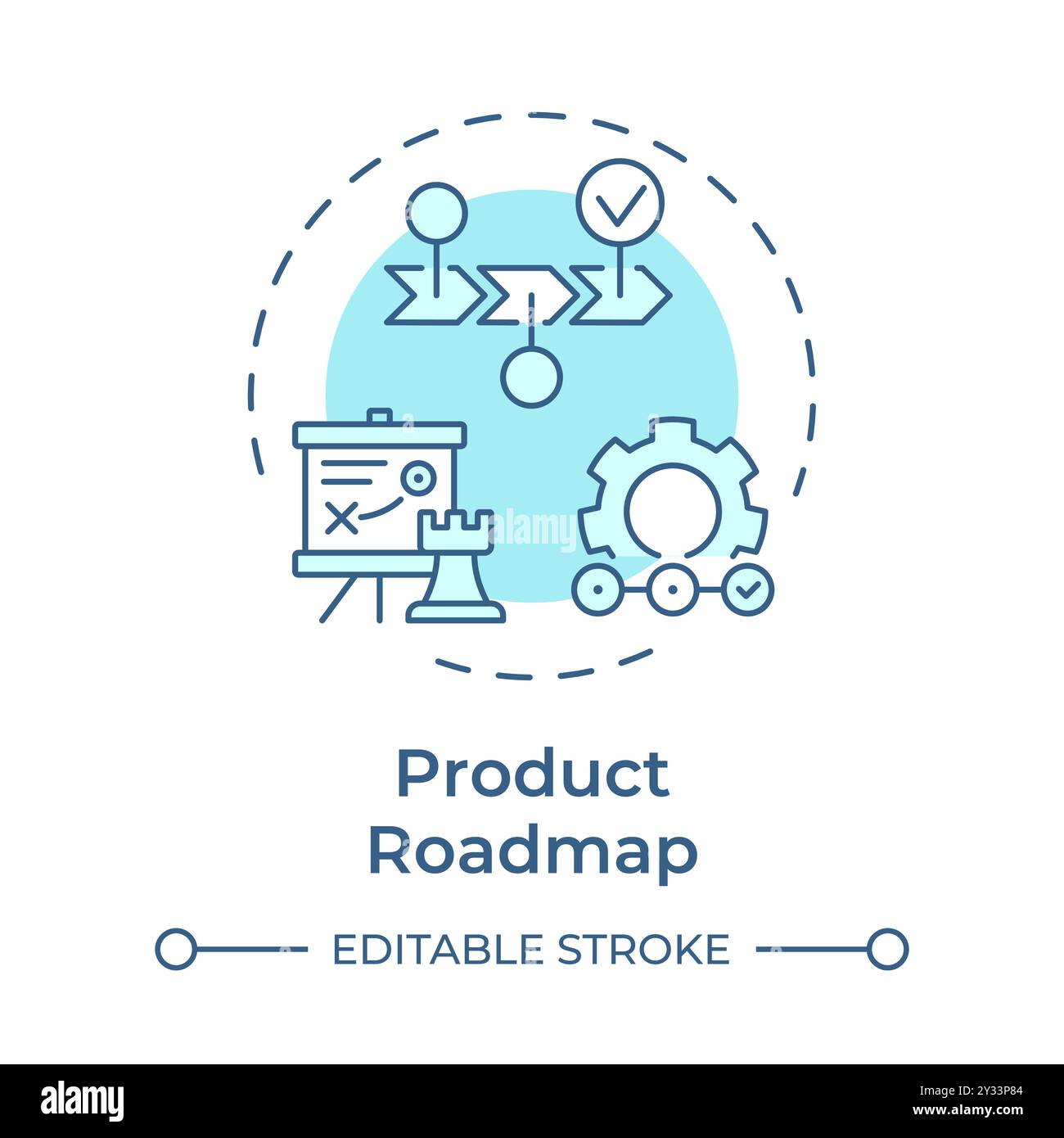 Workflow roadmap Stock Vector Images - Alamy