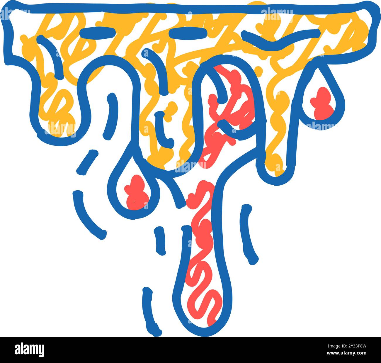 blood fear icon doodle illustration Stock Vector Image & Art - Alamy