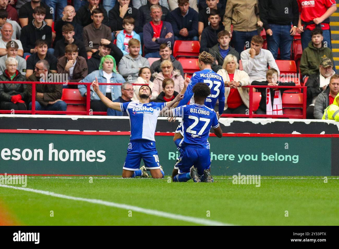 Oakwell Stadium, Barnsley, England - 7th September 2024 Ruel Sotiriou ...