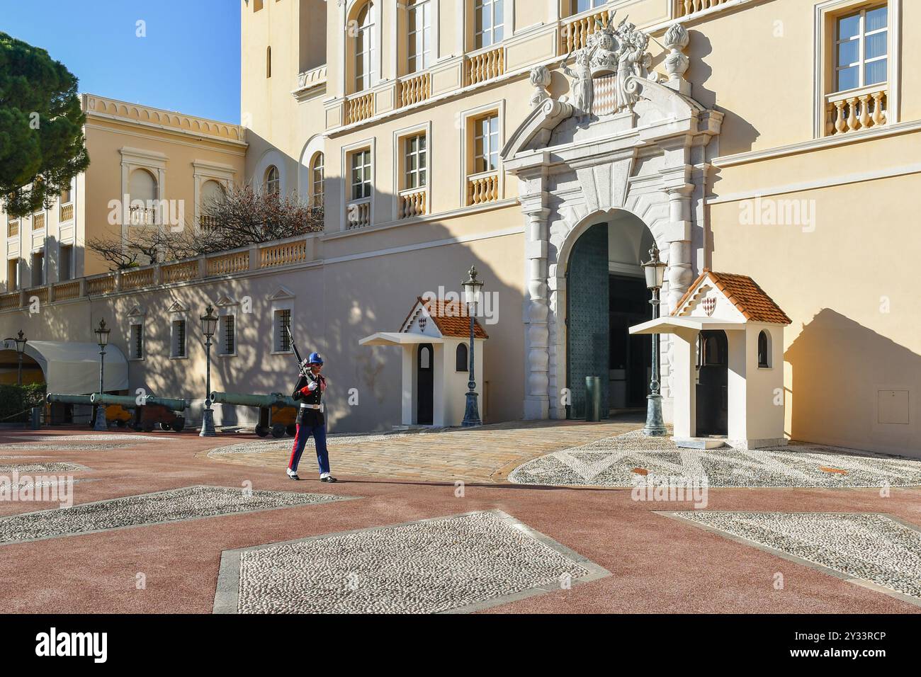 Final phase of the changing of the guard ceremony in front of the ...