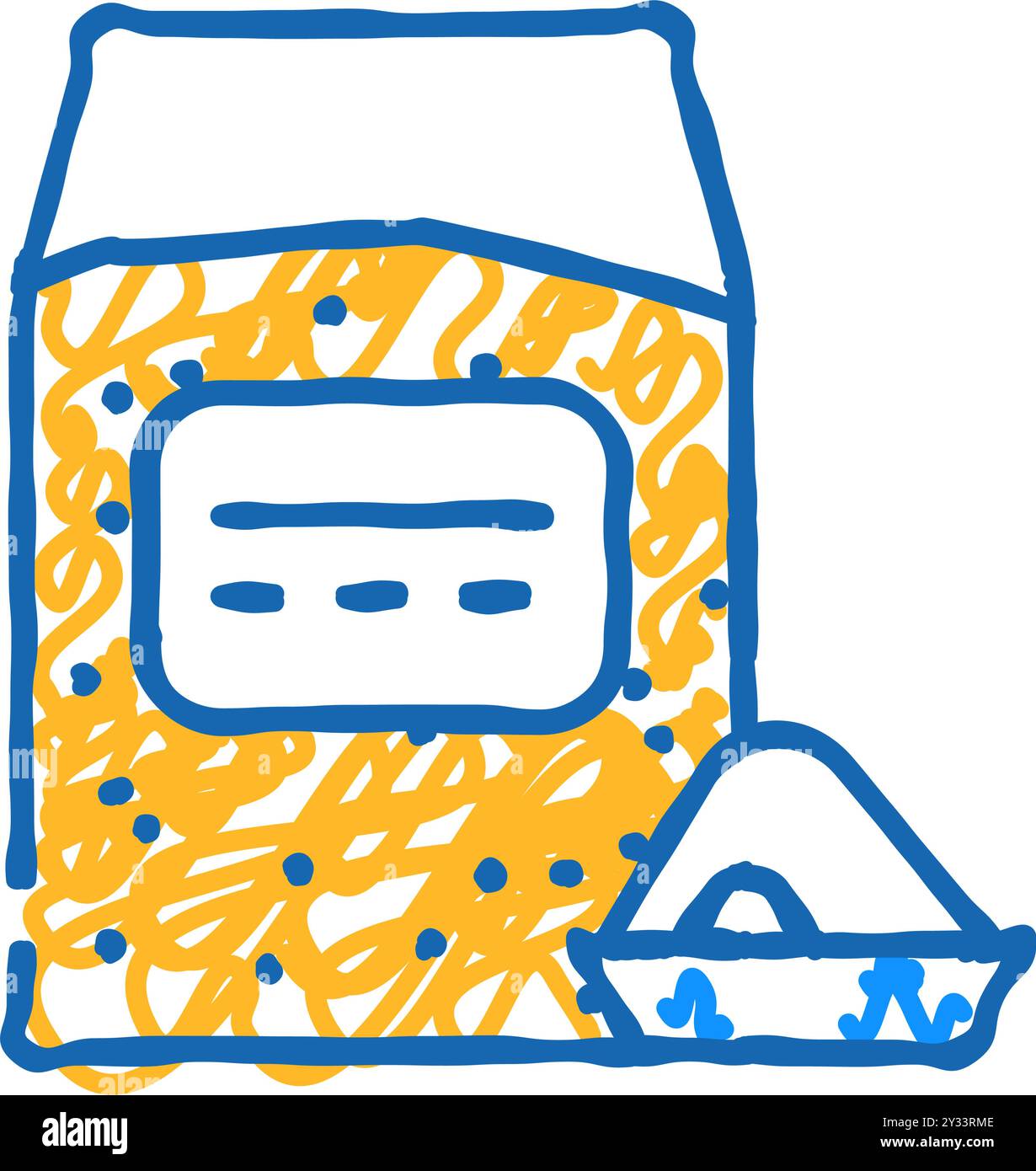 millet gluten free icon doodle illustration Stock Vector Image & Art ...