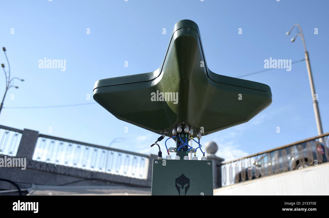 KYIV, UKRAINE - SEPTEMBER 11, 2024 - A KVERTUS MS AZIMUTH anti-drone ...