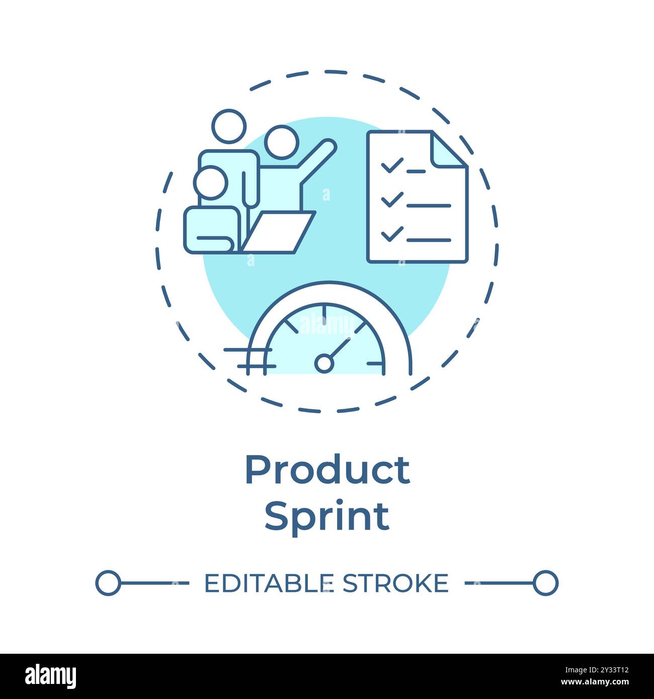 Scrum sprint Stock Vector Images - Alamy