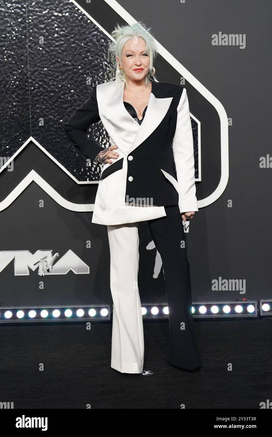 Ny. 11th Sep, 2024. Cyndi Lauper at arrivals for MTV VMAs 2024 ...