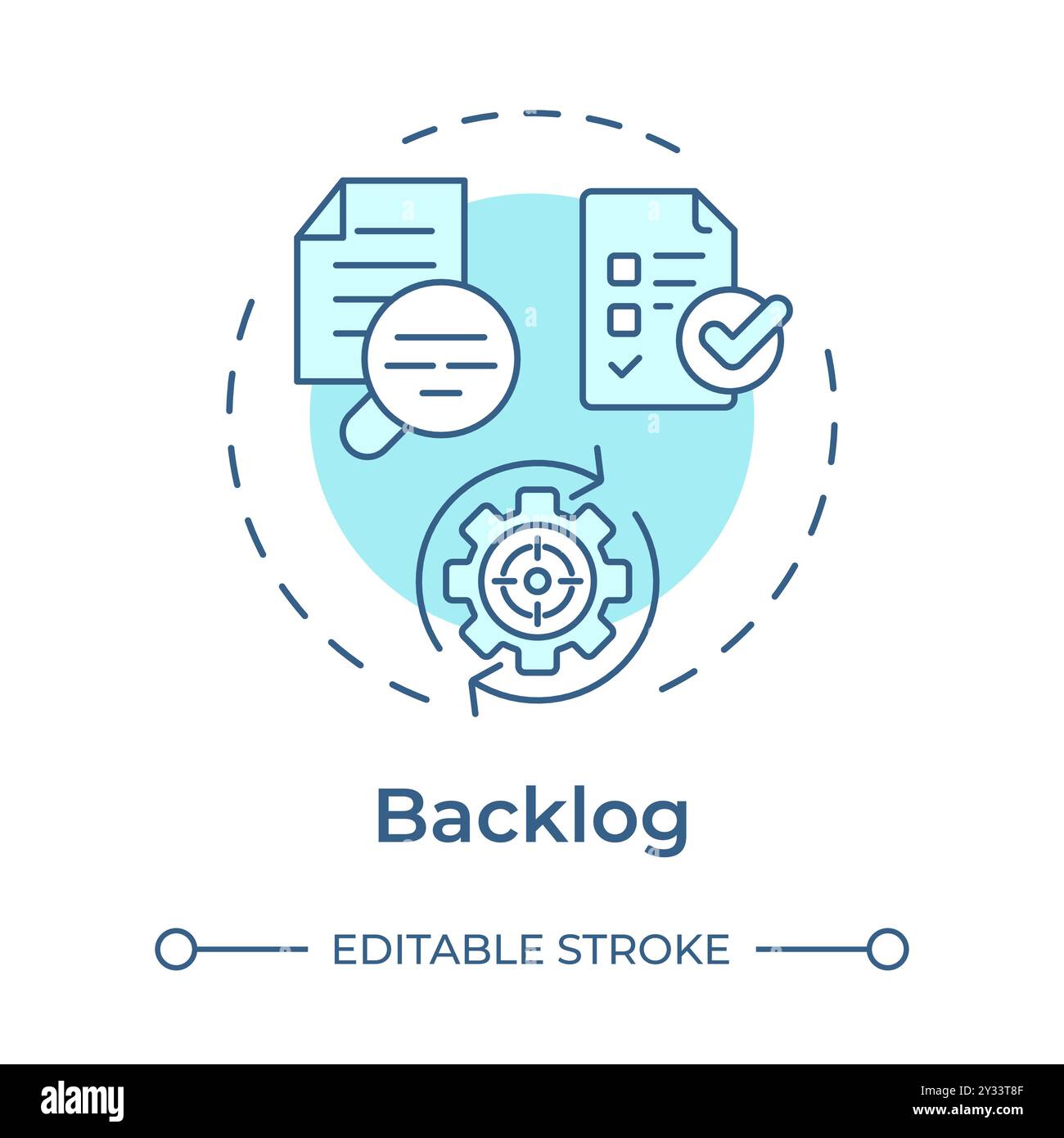 Backlog concept icon Stock Vector Image & Art - Alamy