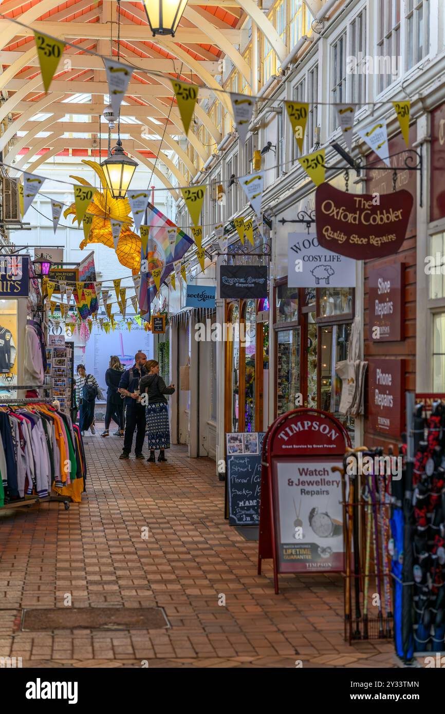 The Covered Market in Oxford. Opened in 1774 to clear the streets of ...