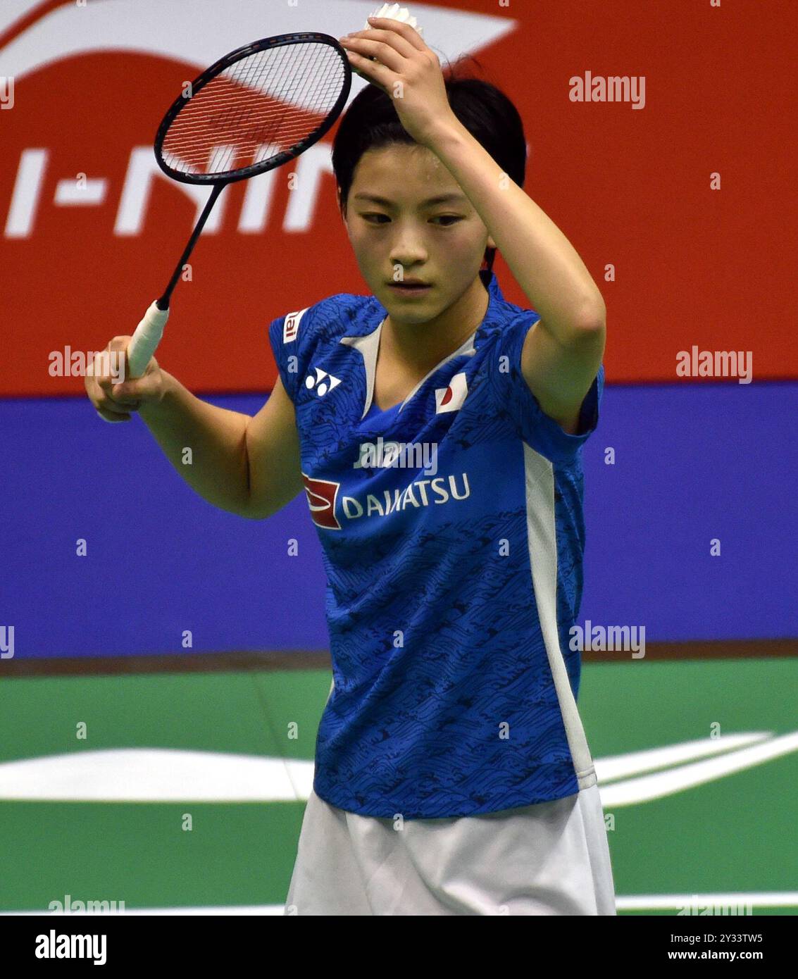 Hong Kong, China. 12th Sep, 2024. Miyazaki Tomoka of Japan reacts ...