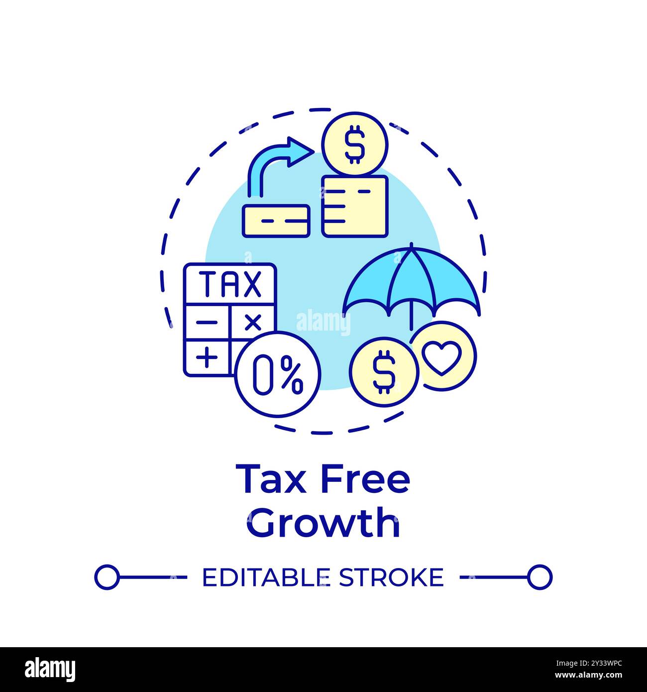 Mobile tax color icon Stock Vector Images - Alamy