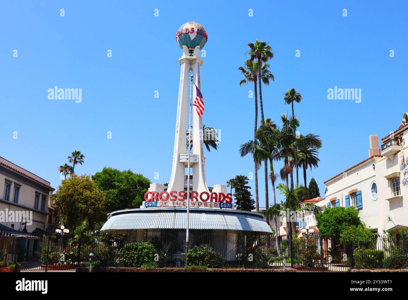 Crossroads of The World, built in 1936 is an historic Hollywood ...