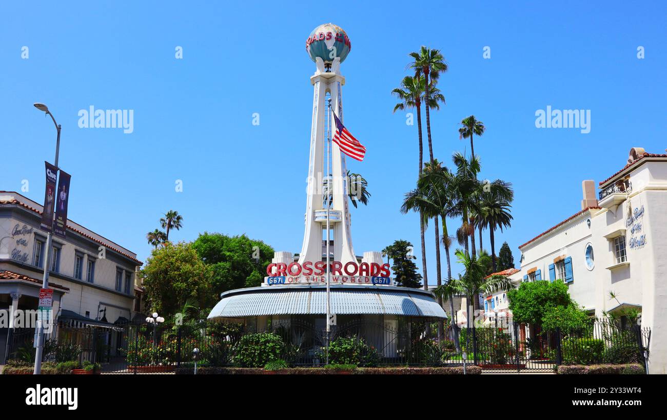 Crossroads of The World, built in 1936 is an historic Hollywood ...