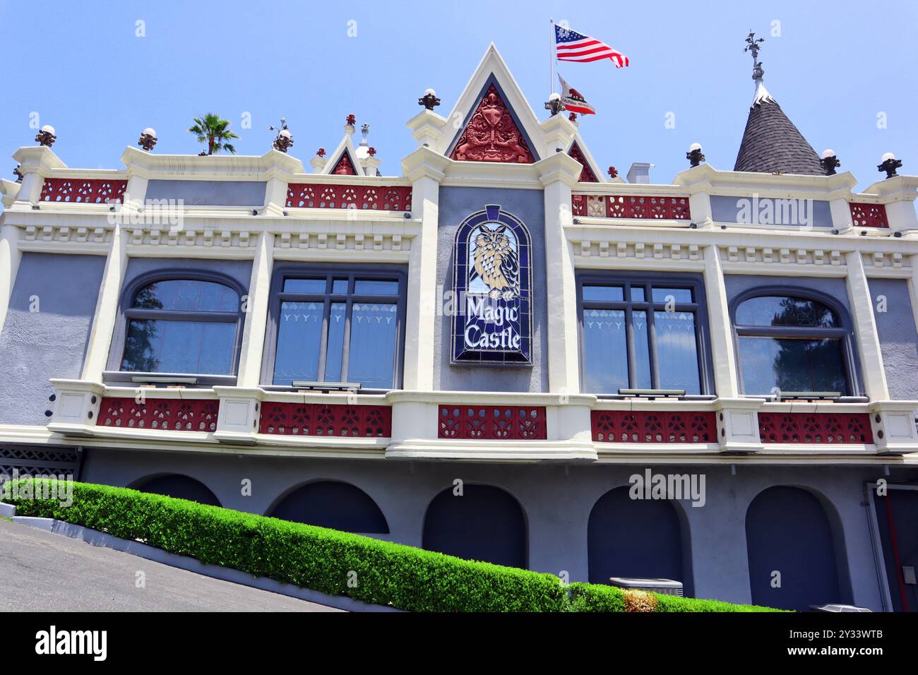 Hollywood, California: The Magic Castle Hotel and Club, chateauesque ...