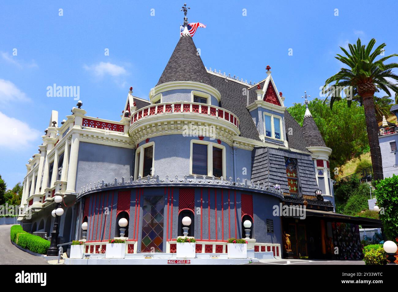 Hollywood, California: The Magic Castle Hotel and Club, chateauesque ...
