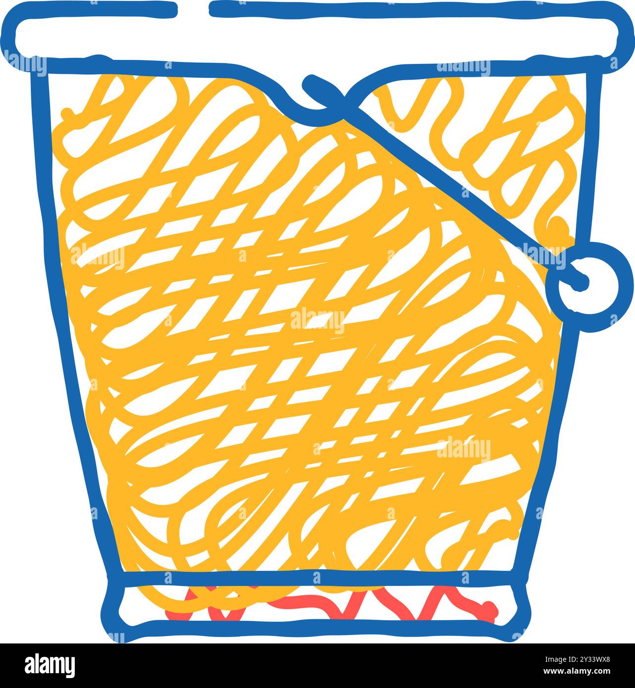 bucket plastic icon doodle illustration Stock Vector Image & Art - Alamy