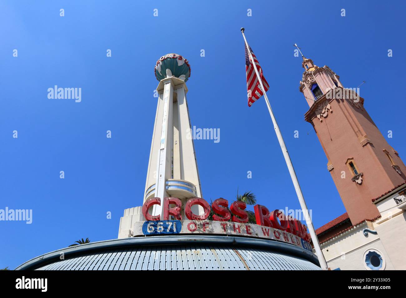 Crossroads of The World, built in 1936 is an historic Hollywood ...