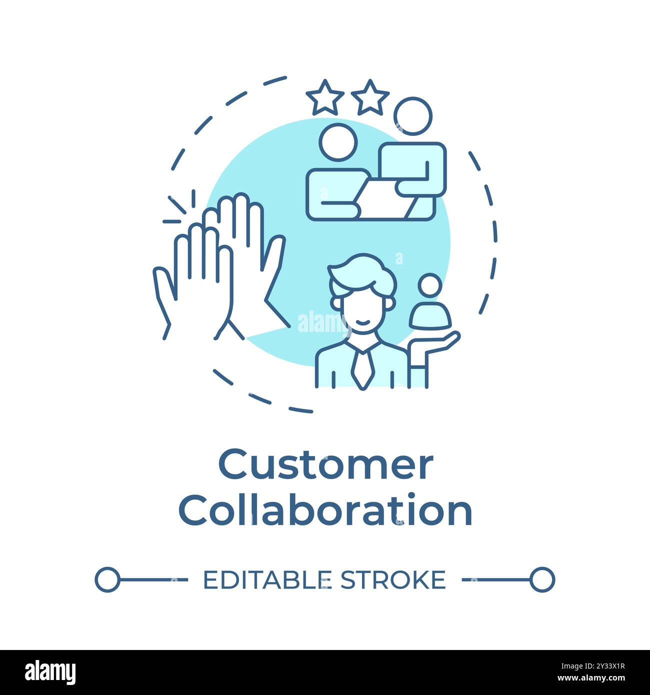 Customer collaboration Cut Out Stock Images & Pictures - Alamy