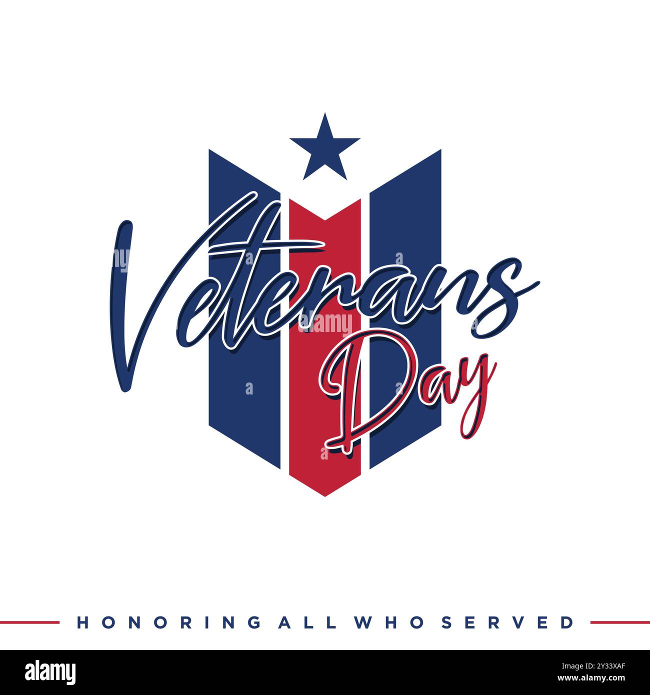 Veterans Day vector concept background for web design. Vector ...
