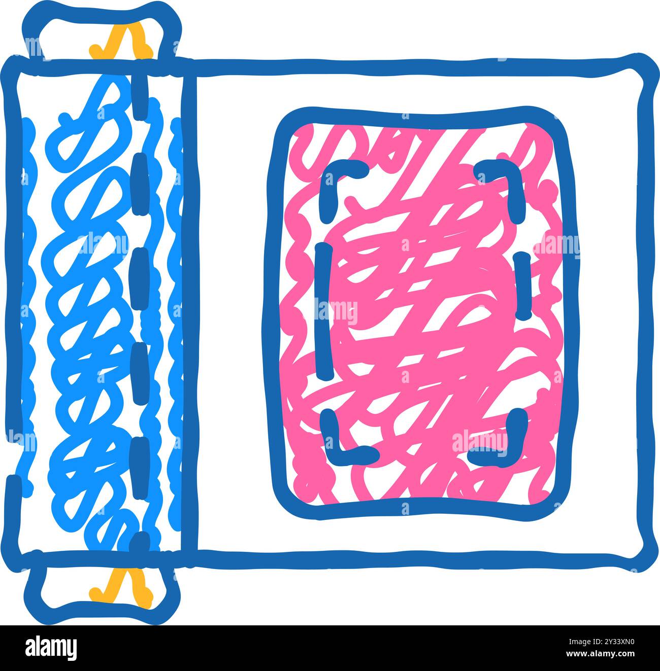 cling film plastic icon doodle illustration Stock Vector Image & Art ...