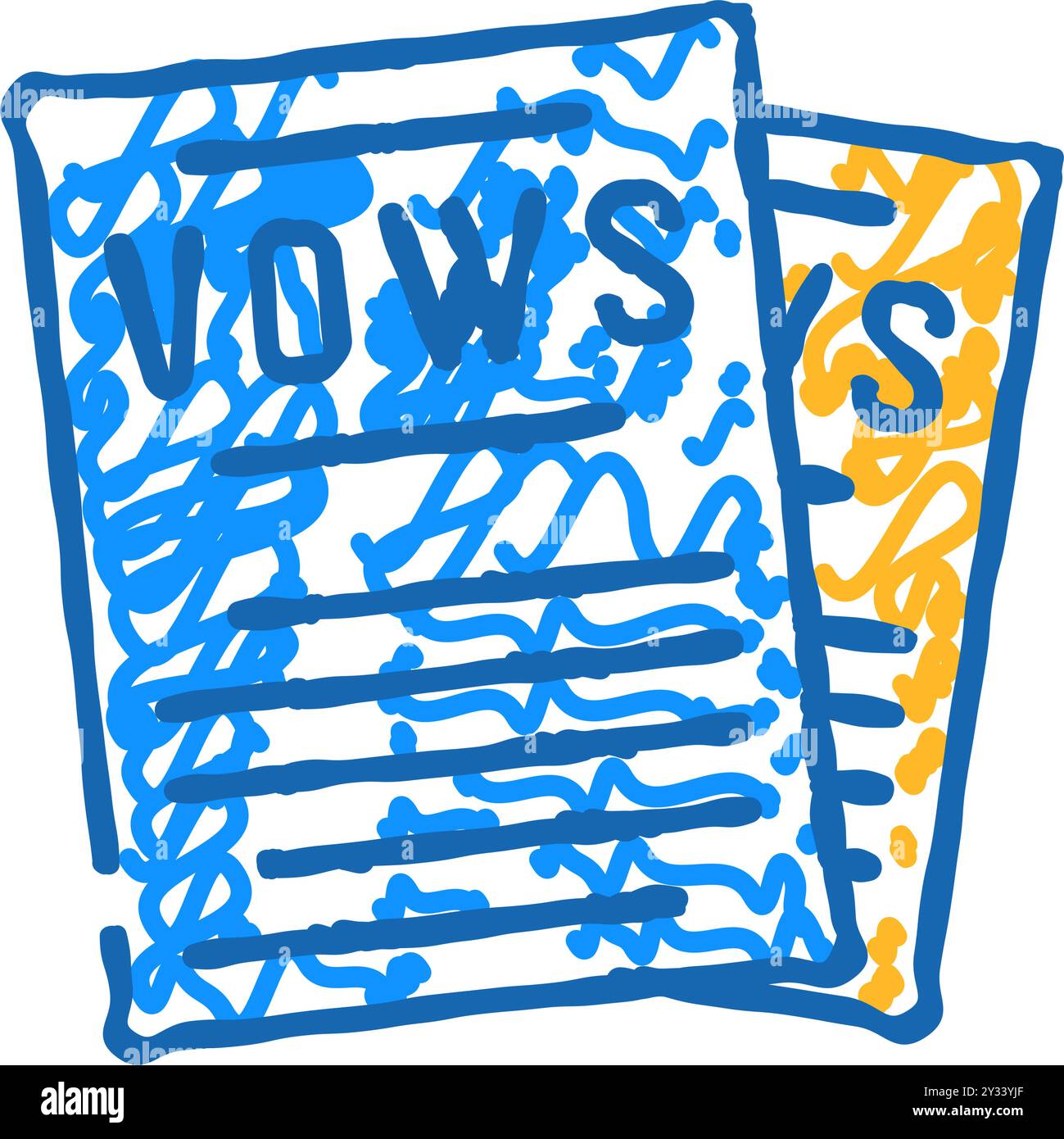 wedding vow icon doodle illustration Stock Vector Image & Art - Alamy