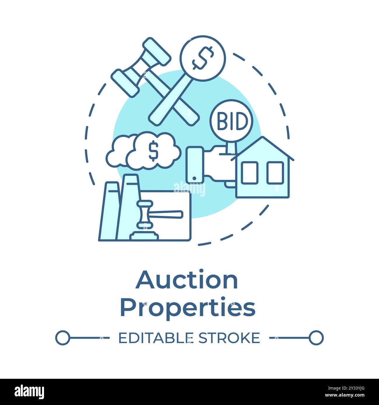 Investment properties Cut Out Stock Images & Pictures - Alamy