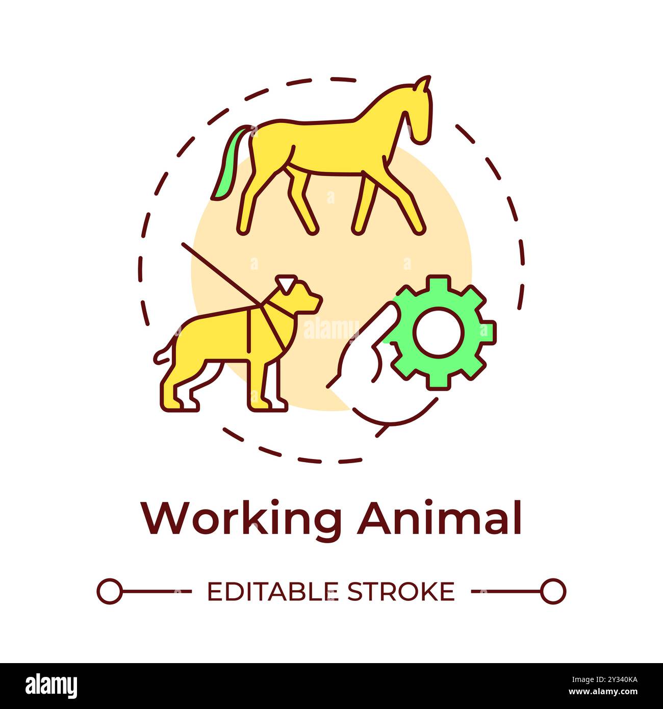 Herding animals Stock Vector Images - Alamy