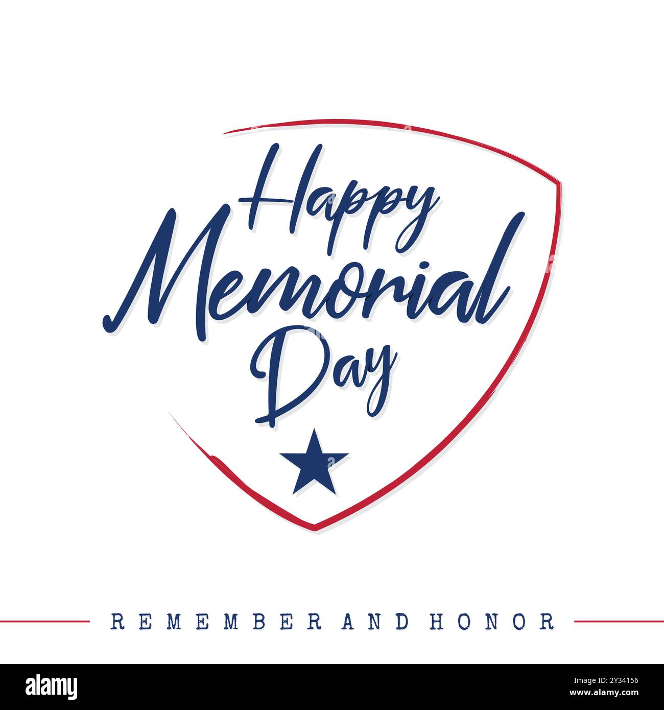 Memorial Day Remember and Honor poster background design. Usa Memorial ...