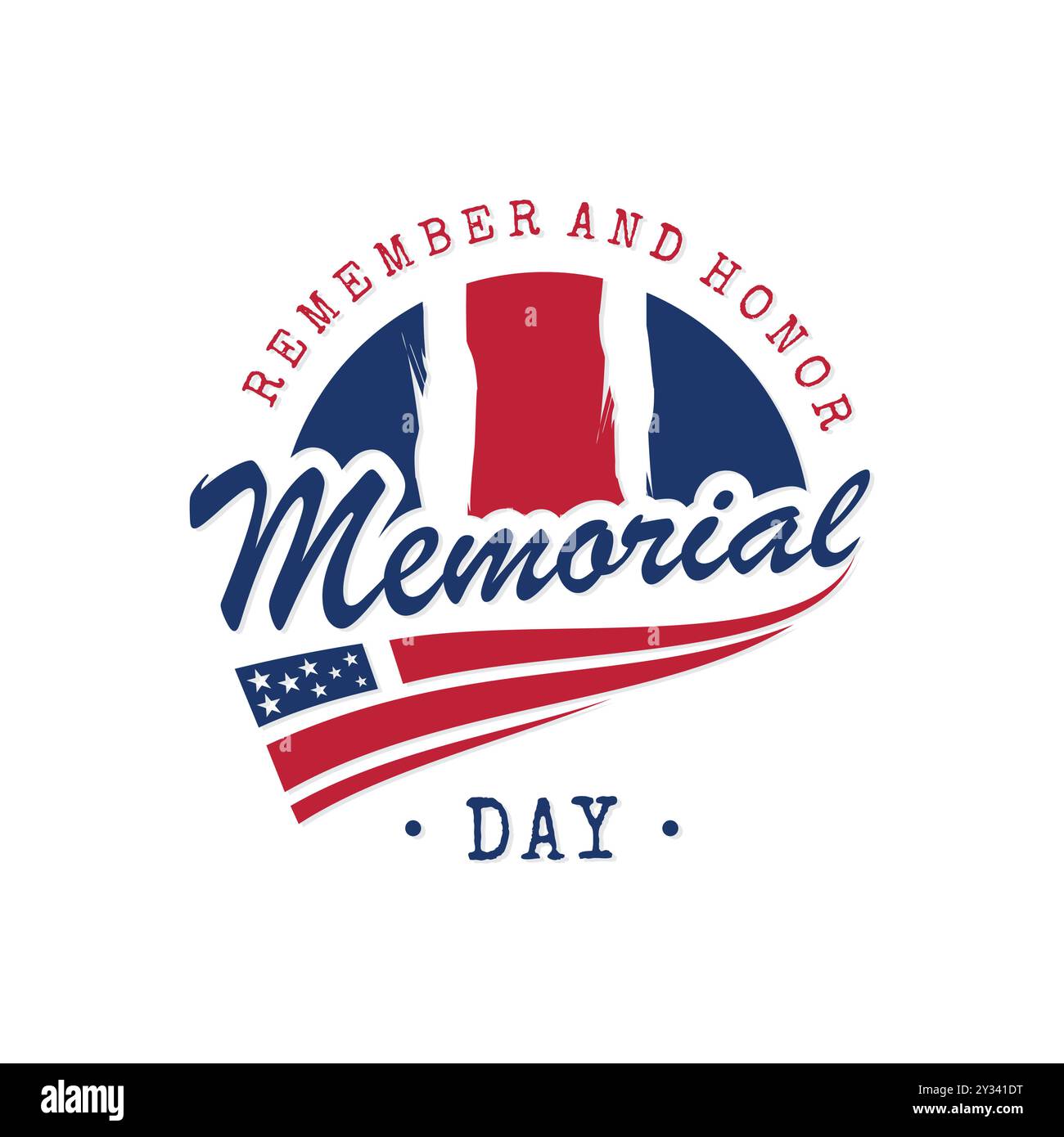 Memorial Day Remember and Honor poster background design. Usa Memorial ...
